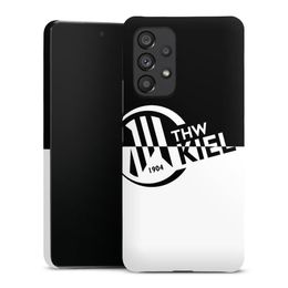DeinDesign Galaxy A53 5G Handy Premium Case Smartphone Handyh&uuml;lle Schutzh&uuml;lle matt Merchandise Thw Kiel Handball Premium Case