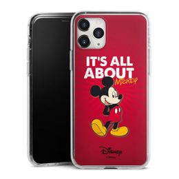 DeinDesign iPhone 11 Pro Max Handy Silikon H&uuml;lle Case transparent Handyh&uuml;lle Disney Official Licensed Product Mouse Silikon Case