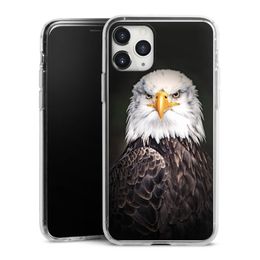 DeinDesign iPhone 11 Pro Max Handy Silikon H&uuml;lle Case transparent Handyh&uuml;lle Animals Eagle Bird Silikon Case