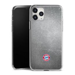 DeinDesign iPhone 11 Pro Max Handy Silikon H&uuml;lle Case transparent Handyh&uuml;lle Fcb Official Licensed Product Fc Bayern M&uuml;nchen Silikon Case