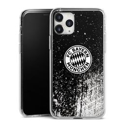 DeinDesign iPhone 11 Pro Max Handy Silikon H&uuml;lle Case transparent Handyh&uuml;lle Official Licensed Product Fcb Fc Bayern M&uuml;nchen Silikon Case