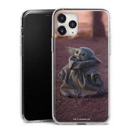 DeinDesign iPhone 11 Pro Max Handy Silikon H&uuml;lle Case transparent Handyh&uuml;lle The Child Star Wars Baby Yoda Silikon Case