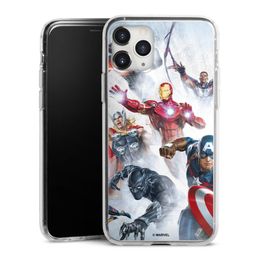 DeinDesign iPhone 11 Pro Max Handy Silikon H&uuml;lle Case transparent Handyh&uuml;lle Marvel Avengers Official Licensed Product Silikon Case