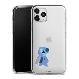 DeinDesign iPhone 11 Pro Max Handy Silikon H&uuml;lle Case transparent Handyh&uuml;lle Disney Lilo & Stitch Merchandise Silikon Case