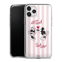 DeinDesign iPhone 11 Pro Max Handy Silikon H&uuml;lle Case transparent Handyh&uuml;lle Love Disney Silikon Case
