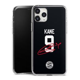 DeinDesign iPhone 11 Pro Max Handy Silikon H&uuml;lle Case transparent Handyh&uuml;lle Fc Bayern M&uuml;nchen Harry Kane Jersey Silikon Case
