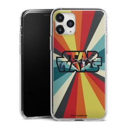 DeinDesign iPhone 11 Pro Max Handy Silikon H&uuml;lle Case transparent Handyh&uuml;lle Retro Merchandise Star Wars Silikon Case