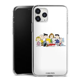 DeinDesign iPhone 11 Pro Max Handy Silikon H&uuml;lle Case transparent Handyh&uuml;lle Peanuts Kindheit Merchandise Silikon Case
