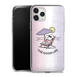 DeinDesign iPhone 11 Pro Max Handy Silikon H&uuml;lle Case transparent Handyh&uuml;lle Snoopy Official Licensed Product Peanuts Silikon Case