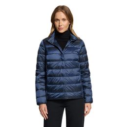 Betty Barclay Damen Steppjacke, blau, Gr. 36, unifarben, Web, Obermaterial: 100% Polyamid, Jacken, mit Stehkragen