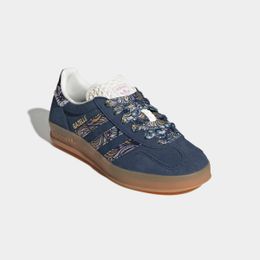 M&auml;dchen Sneaker "GAZELLE INDOOR J", adidas originals, Gr. 38, blau, Leder, Textil, Schuhe, f&uuml;r Kinder & Jugendliche