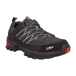 CMP Herren Wanderschuh "RIGEL LOW WP TREKKING SHOES", Gr. 46, grau, Leder, Schuhe, wasserdicht