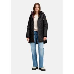 Cartoon Damen Steppjacke "Damen mit Pl&uuml;sch", schwarz, Gr. 38, Obermaterial: 100% Polyester. Futter: 100% Polyester. F&uuml;llung: 100% Polyester, Jacken
