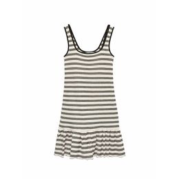 Marks & Spencer Marks & Spencer Kleid Damen Gr&ouml;&szlig;e 48 beige / schwarz Sommerkleid