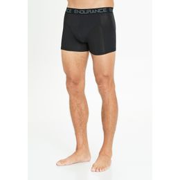 Endurance Herren Boxershorts "Brighton", Gr. M, schwarz, 95% Viskose, 5% Elasthan, unifarben, Unterhosen, aus atmungsaktivem Material
