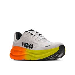 Hoka One One Herren Laufschuh "BONDI 9", Gr. 42, gelb, Synthetik, Textil, Schuhe, atmungsaktives Mesh-Obermaterial, leicht profiliertes