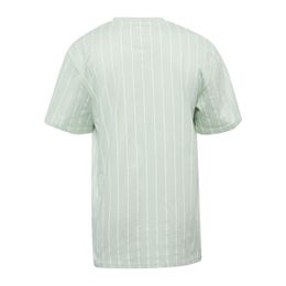 Karl Kani Herren T-Shirt "Karl Kani Herren KM232-019-1 KK Small Signature Pinstripe Tee", gr&uuml;n, Gr. XS, gestreift, 100% Baumwolle, Shirts