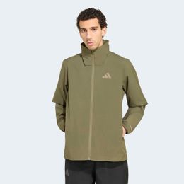 adidas terrex Herren Outdoorjacke "MT ESS 2L R JKT", gr&uuml;n, Gr. XXXL, Obermaterial: 100% Polyester, Jacken, sportlicher Stil, mit Climaproof