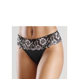Lascana Damen String "Wanda Dessous", Gr. 48, rosa, Microtouch, Obermaterial: 80% Polyamid, 12% Polyester, 8% Elasthan, Unterhosen, mit Stickerei