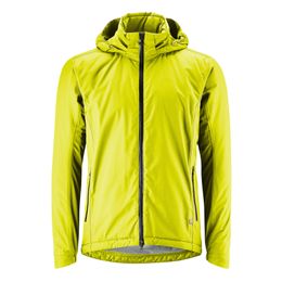 Gonso Herren Fahrradjacke "Save Jacket Therm M", gelb, Gr. 5XL, 100% Polyester, Jacken, Herren Regenjacke wind- und wasserdicht, Radjacke mit Kapuze