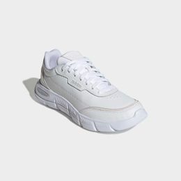 Herren Walkingschuh "CLOUDFOAM FLEX SMART CASUAL", adidas Sportswear, Gr. 40, wei&szlig;, Leder, Synthetik, Schuhe