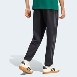 Herren Sporthose "ESSENTIALS 3-STREIFEN, SCHMAL ZULAUFEND, B&Uuml;NDCHEN"schwarz, carbon, normal, gr., Gr. XXXL, adidas Sportswear, Obermaterial: 70%