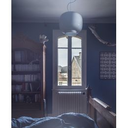 Foscarini Chouchin 1 LED Sospensione Bianco Dim.