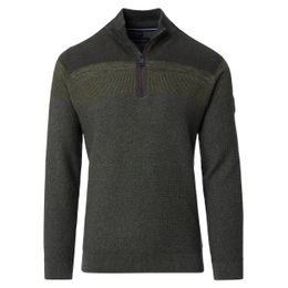 Casamoda Herren Troyer "Casamoda Stricktroyer uni", gr&uuml;n, Gr. XXL, 100% Baumwolle, Pullover