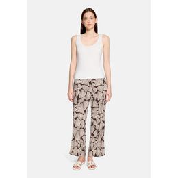 Betty Barclay Damen Marlene-Hose "Damen mit elastischem Bund", braun, Gr. 40, Obermaterial: 100% Viskose, Hosen