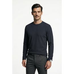 JOOP! JOOP JEANS Herren Longsleeve "Phineus", schwarz, Gr. XXL, unifarben, Single Jersey, Obermaterial: 100% Baumwolle, Shirts, mit feiner Struktur