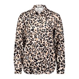 BETTY & CO BETTY & CO Damen Hemdbluse "Damen mit Print", beige, Gr. 46, Obermaterial: 100% Viskose, Blusen