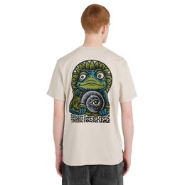 Element Herren T-Shirt "Timber The Frog"oat milk, Gr. L, Obermaterial: 100% Baumwolle., Shirts