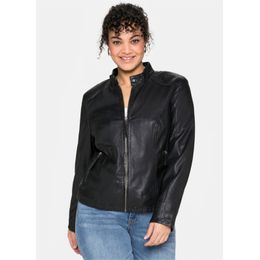 sheego Lederjacke