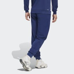Herren Sporthose "WORKOUT ESSENTIALS FLEX WOVEN"dunkelblau, normal, gr., Gr. M, adidas Performance, Obermaterial: 87% Polyester, 13% Elasthan, Hosen,