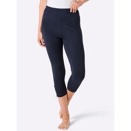 feel good Damen Leggings, Gr. 40schwarz, marine, 95% Baumwolle, 5% Elasthan, unifarben, Hosen