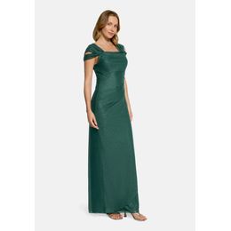 Vera Mont Damen Abendkleid "Damen im Glitzer-Look", gr&uuml;n, Gr. 44, Mesh, Obermaterial: 100% Polyester. Futter: 100% Polyester, Kleider