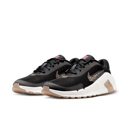 Nike Damen Trainingsschuh "FLEX TRAIN PRINT", Gr. 43, schwarz, Synthetik, Textil, Schuhe, ideal f&uuml;r Gym und Fitnessstudio