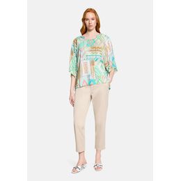 Cartoon Damen Schlupfbluse "Damen mit Muster", bunt, Gr. 42, Obermaterial: 100% Viskose, Blusen