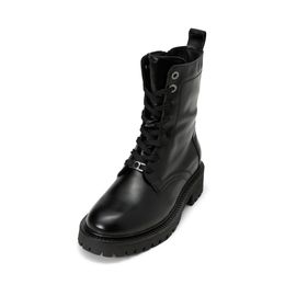 Marc O'Polo MARC O'POLO Damen Stiefelette "mit Innenzipper", Gr. 42, schwarz, Obermaterial: 100% Leder, unifarben, Schuhe
