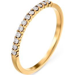 Christ Ring Damen Gr&ouml;&szlig;e 56 gold / transparent