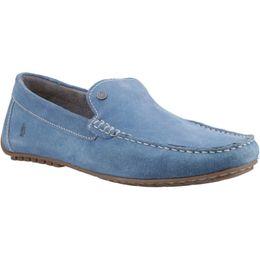 Hush Puppies Ralph Wildleder Leder Herren Blaue Slipper