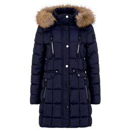 Betty Barclay Damen Outdoorjacke "Damen mit Kapuze", blau, Gr. 48, Obermaterial: 100% Polyester. Futter: 100% Polyester. F&uuml;llung: 100% Polyester,