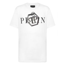 Philipp Plein Herren T-Shirt "Rundhals-T-Shirt", wei&szlig;, Gr. 4XL, Obermaterial: 100% Baumwolle, Shirts
