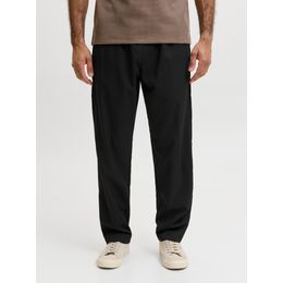Jack & Jones JACK & JONES Herren Schlupfhose "JPSTKANE TOBY JOGGER NOOS", schwarz, Gr. M, unifarben, Web, Obermaterial: 82% Polyester, 16% Viskose, 2% Elasthan,