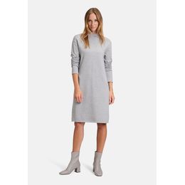Betty Barclay Damen Strickkleid "Damen mit Stehkragen", grau, Gr. 44, Strick, Obermaterial: 55% Viskose, 30% Polyester, 15% Polyamid, Kleider