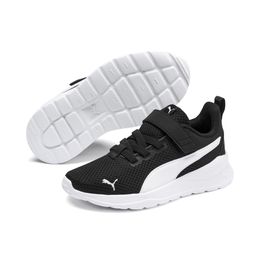 Puma Kinder Sneaker "ANZARUN LITE AC+ PS", Gr. 29, schwarz-wei&szlig;, unifarben, Schuhe, atmungsaktives Obermaterial aus Textil, mit Klettverschluss