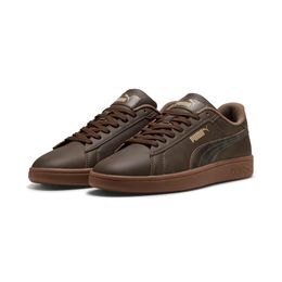 Puma Herren Sneaker "SMASH 30 CRAFTED LEATHER", Gr. 43, braun, Leder, Schuhe
