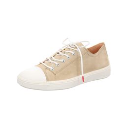 Think! THINK Damen Sneaker "Think Sneaker Veloursleder", Gr. 38, beige, Veloursleder, Schuhe