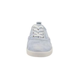 Tom Tailor Damen Sneaker "Tom Tailor Sneaker Low", Gr. 38, blau, Leder, unifarben, Schuhe