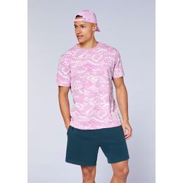 Chiemsee Herren T-Shirt, rosa, Gr. M, 100% Baumwolle, Shirts
